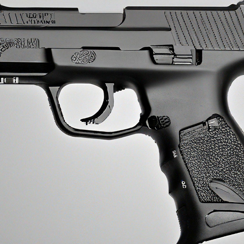"P350 pistol" — image created in Shedevrum