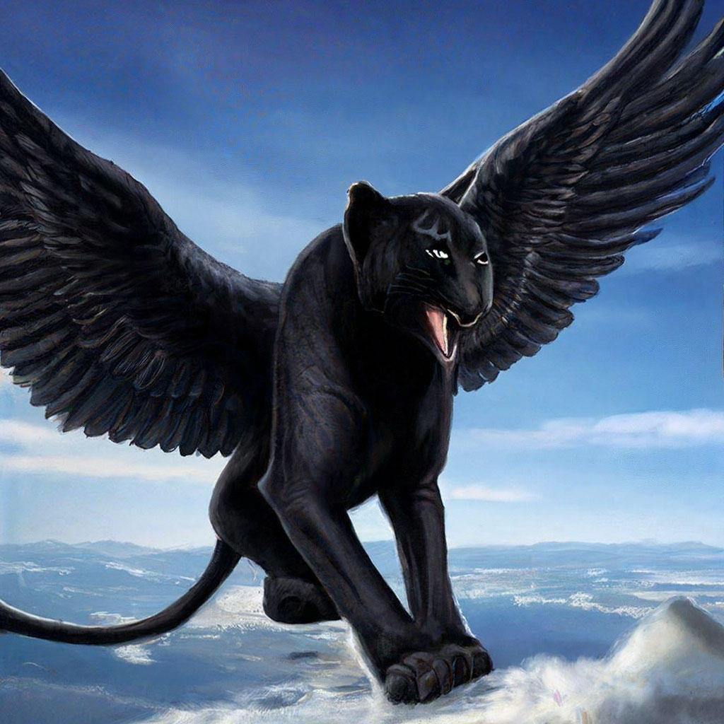 Winged Panther By Izapug