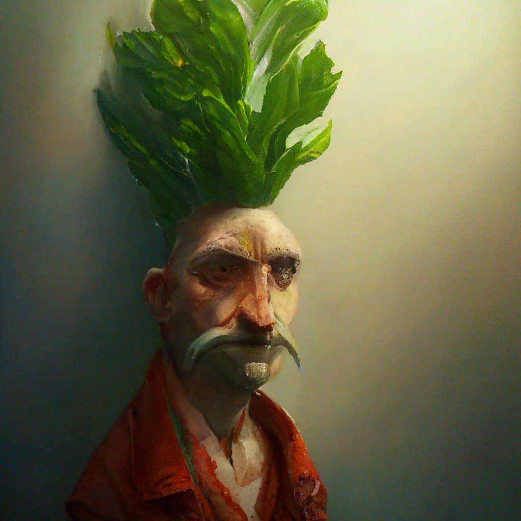 «Человек редиска» — картинка создана в Шедевруме