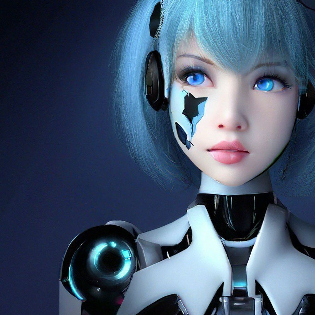 Cute Girl Robot