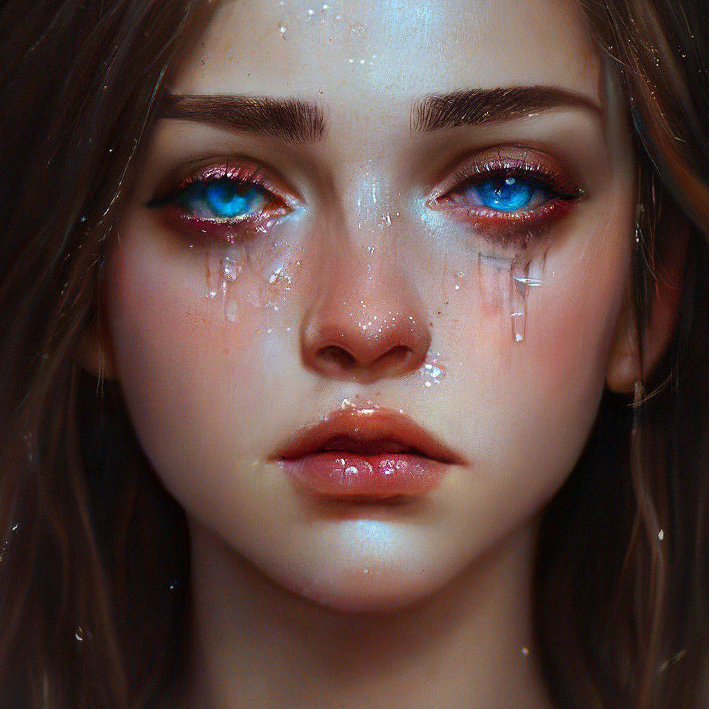Beautiful Blue Eyes With Tears Emotion Unveiled: Blue Eyed Beauty