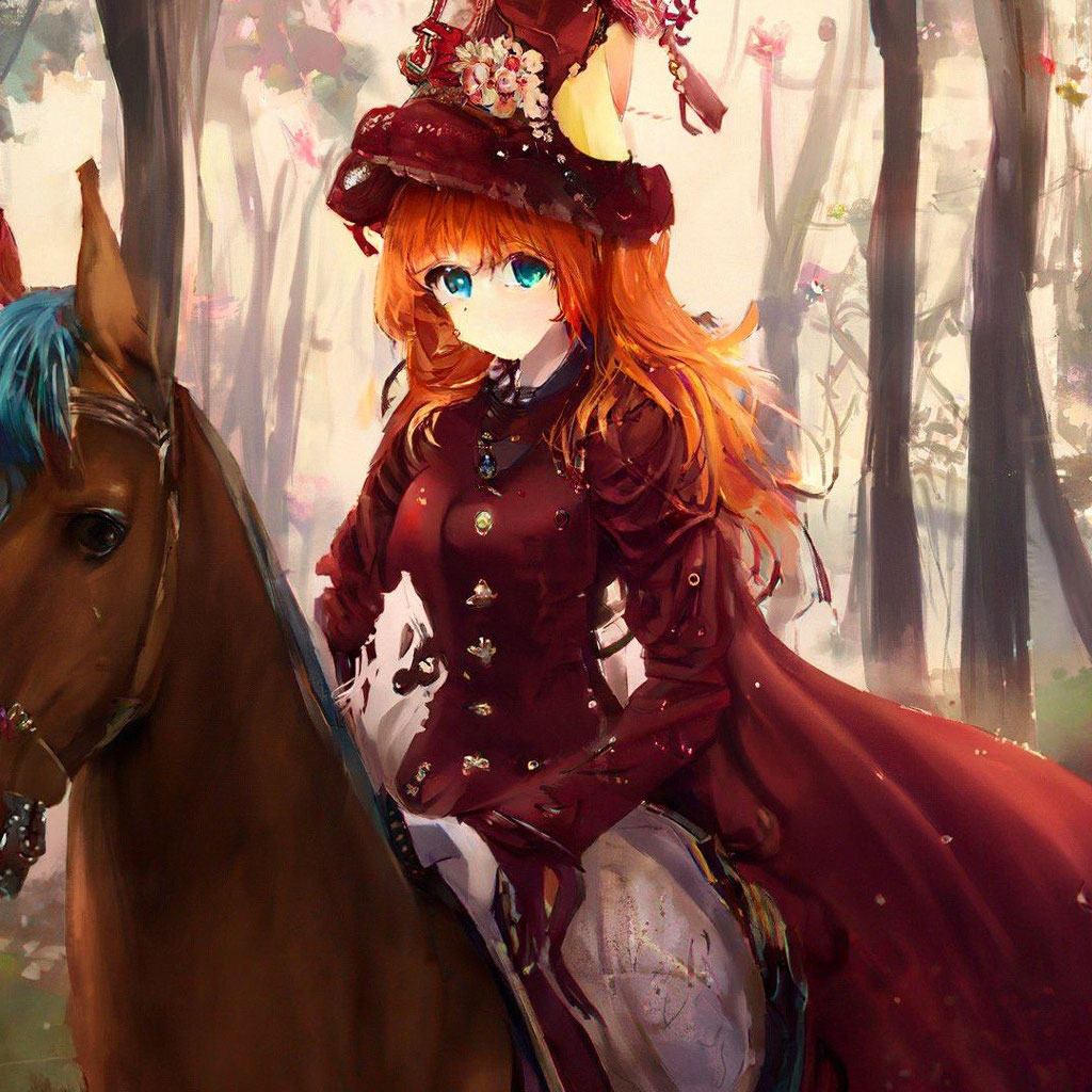 Anime De Ojos Y Cabello Naranja