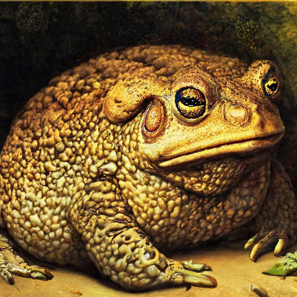 "A fat nasty toad with a phone makes complaints about the top works of ...