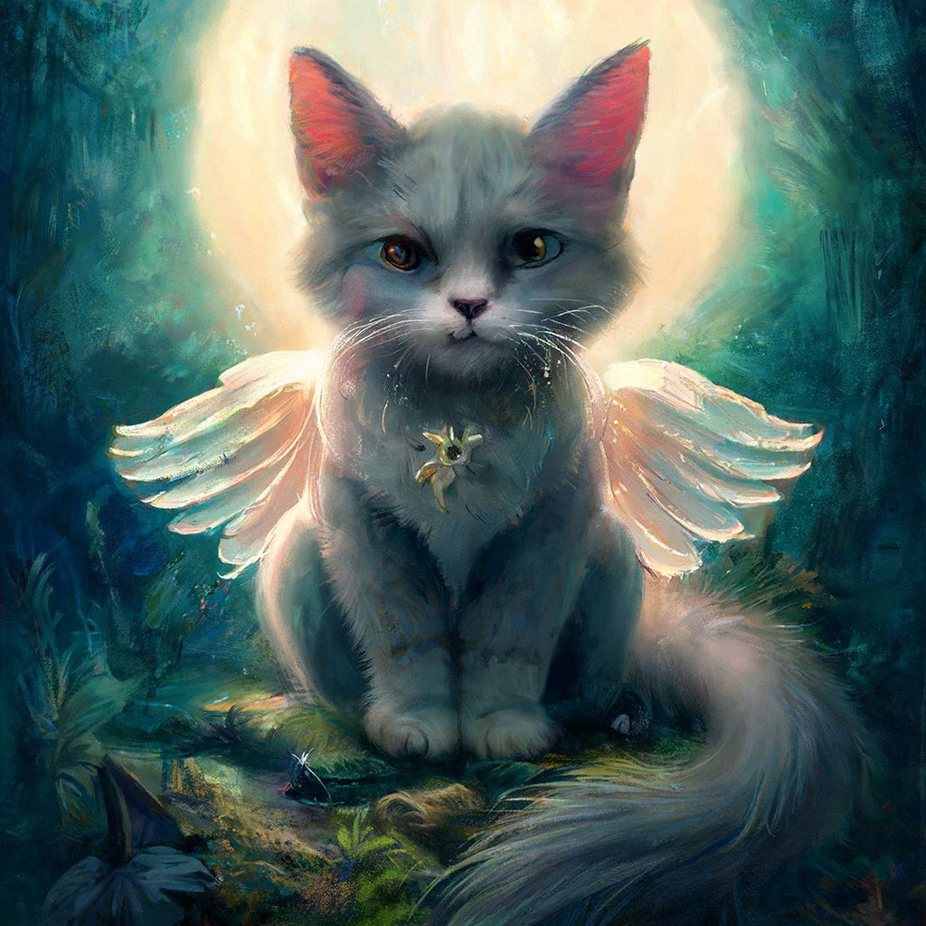 Как нарисовать кота с крыльями - Dbr-yakutia.ru