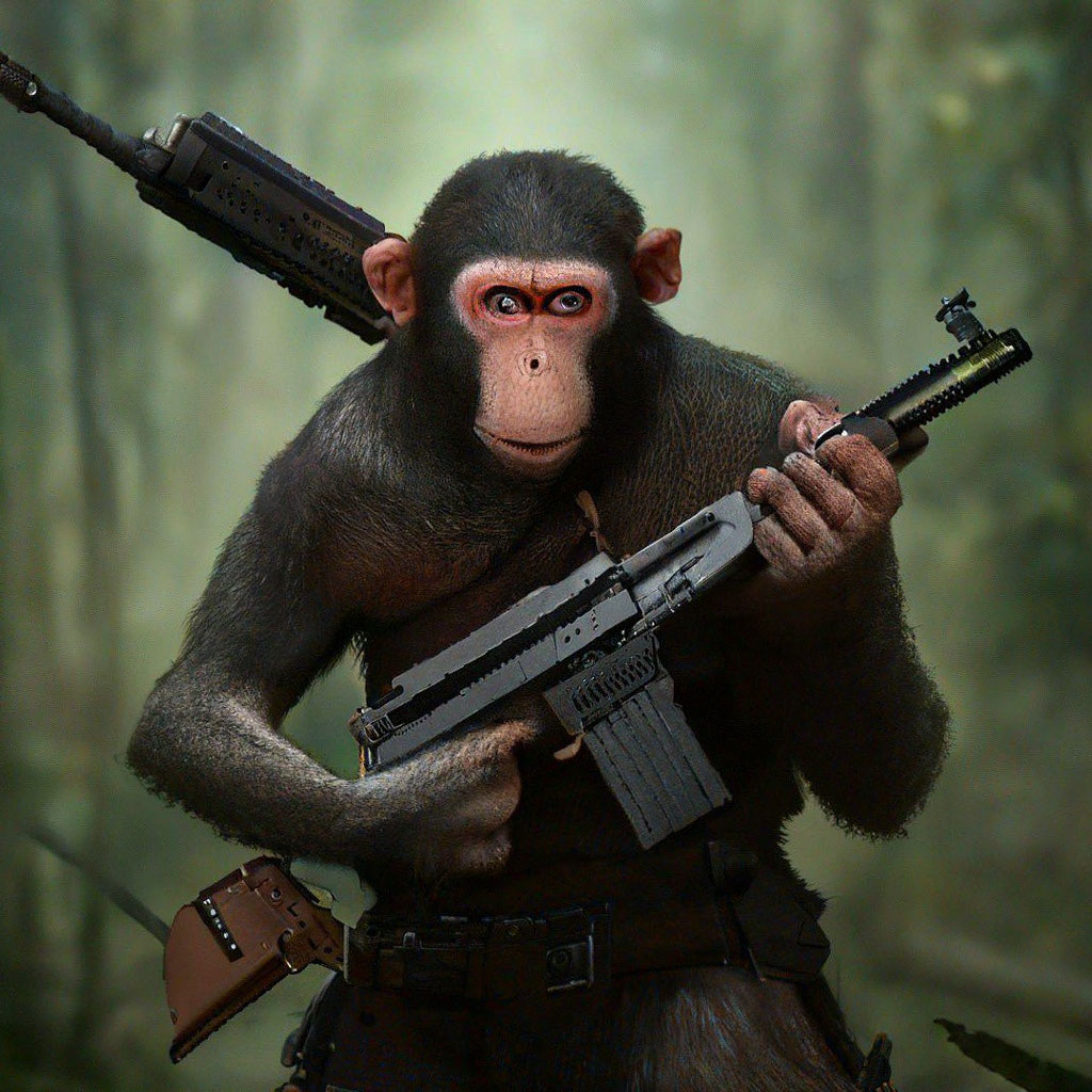 Mono Con Ametralladora Gran Boomer | El Refugio | Fandom