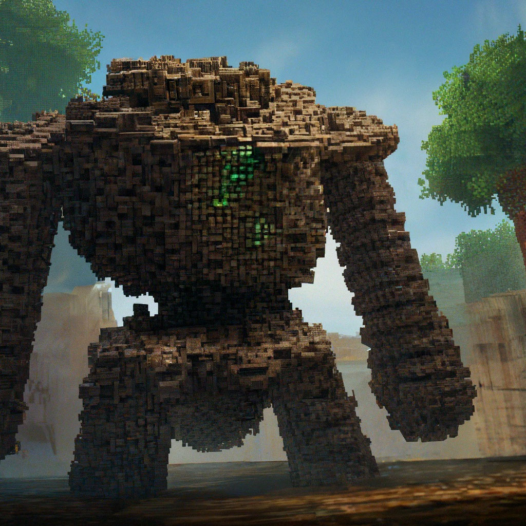 Minecraft Iron Golem Tapet