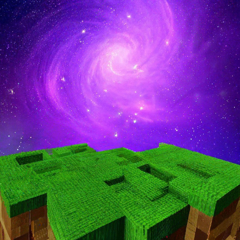 Minecraft End Sky Background