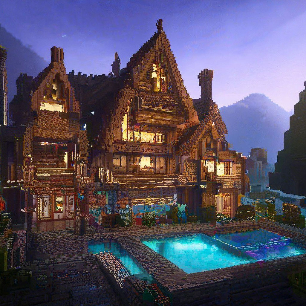 Beautiful Minecraft Houses With Pools