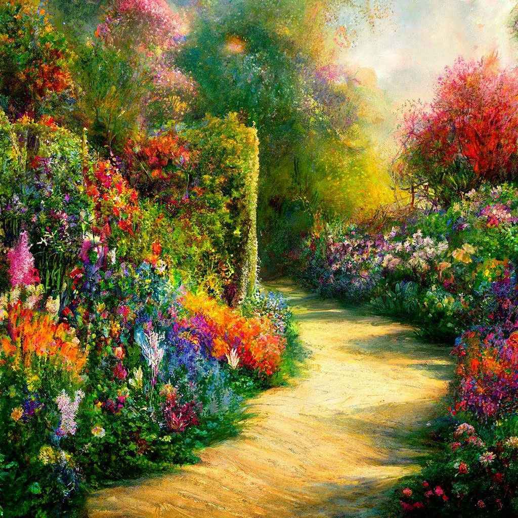 Beautiful Garden Drawing