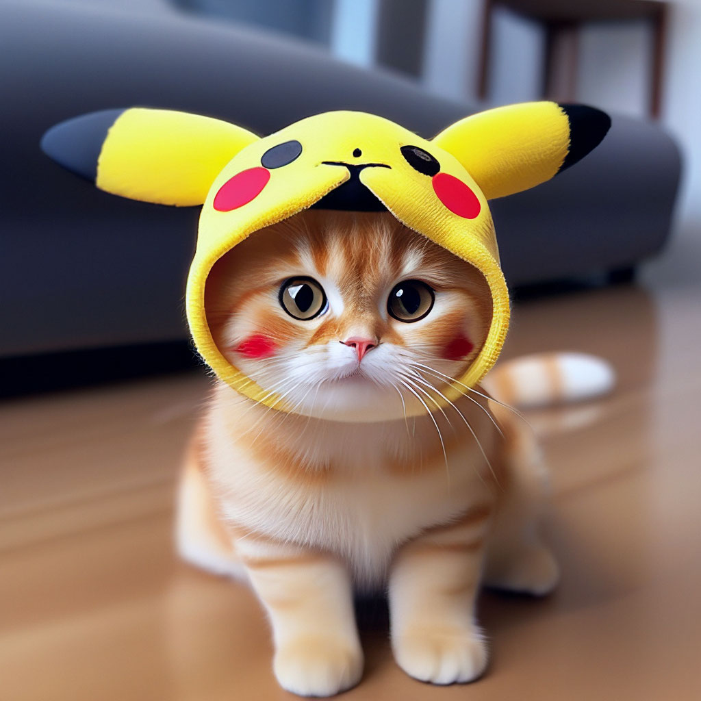 Pikachu Cute Cats