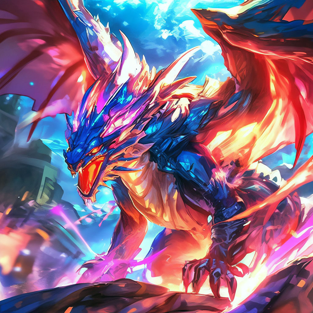Dragon Anime Beautiful Scenery