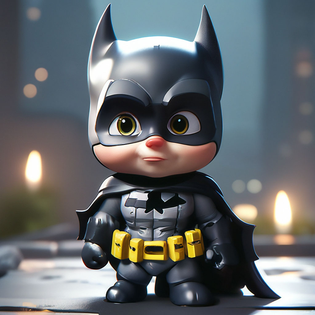 Schattige Batman Foto's