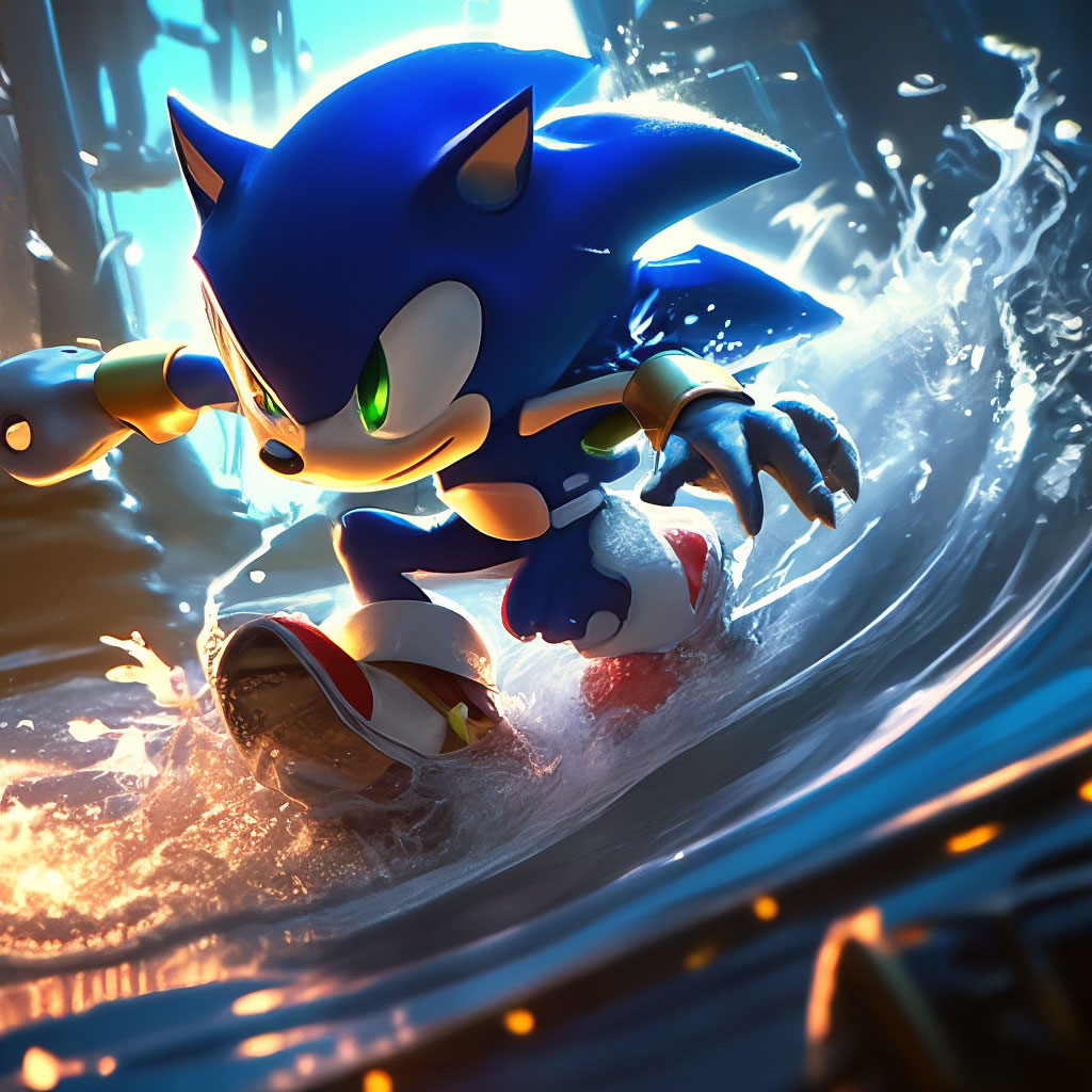 Water Sonic The Hedgehog