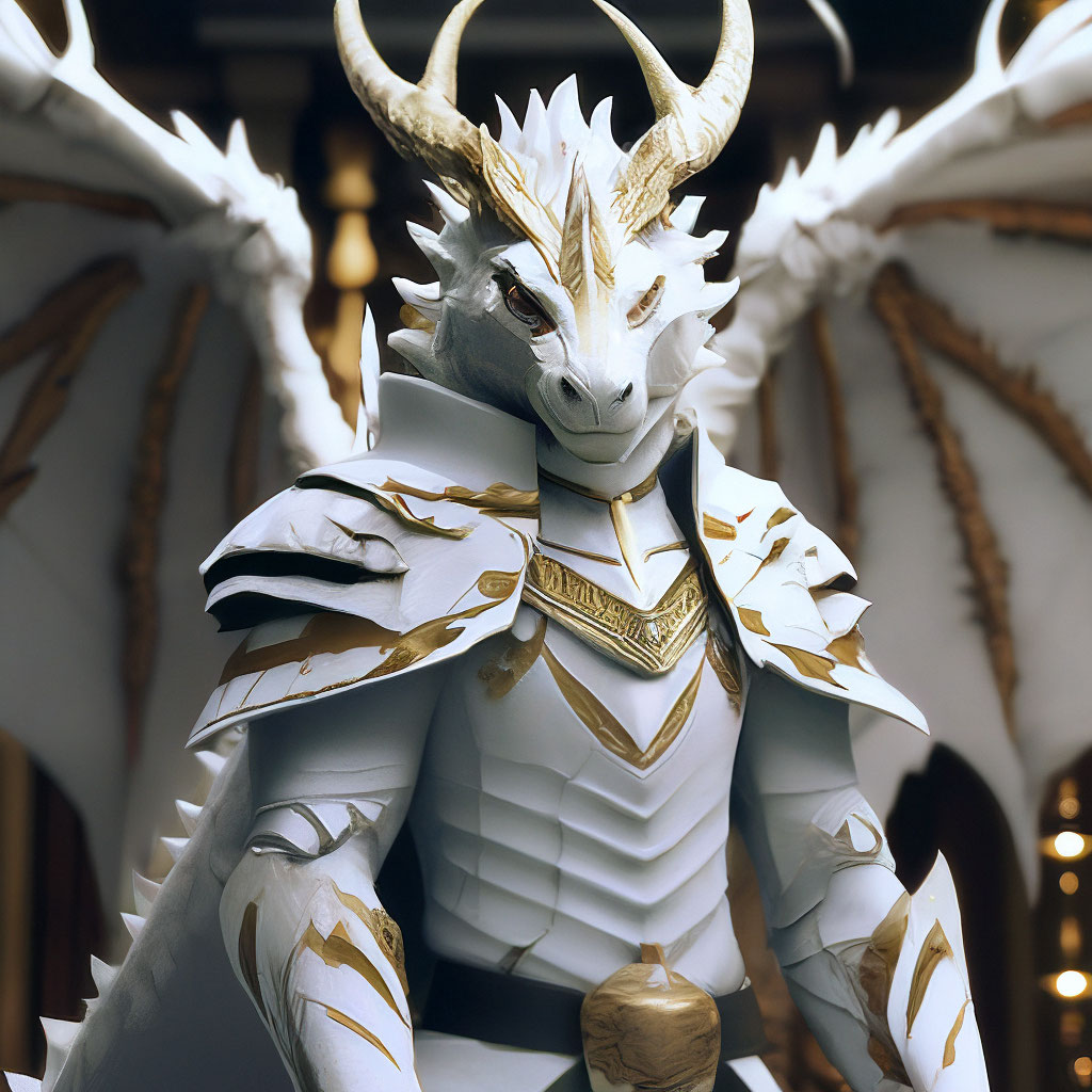 Humanoider Drache Cosplay