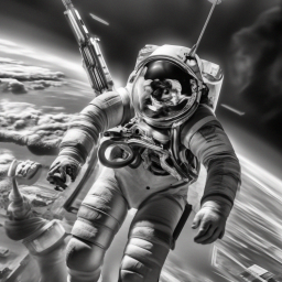 «The first flight into space, high detail, high resolution, 4k ...