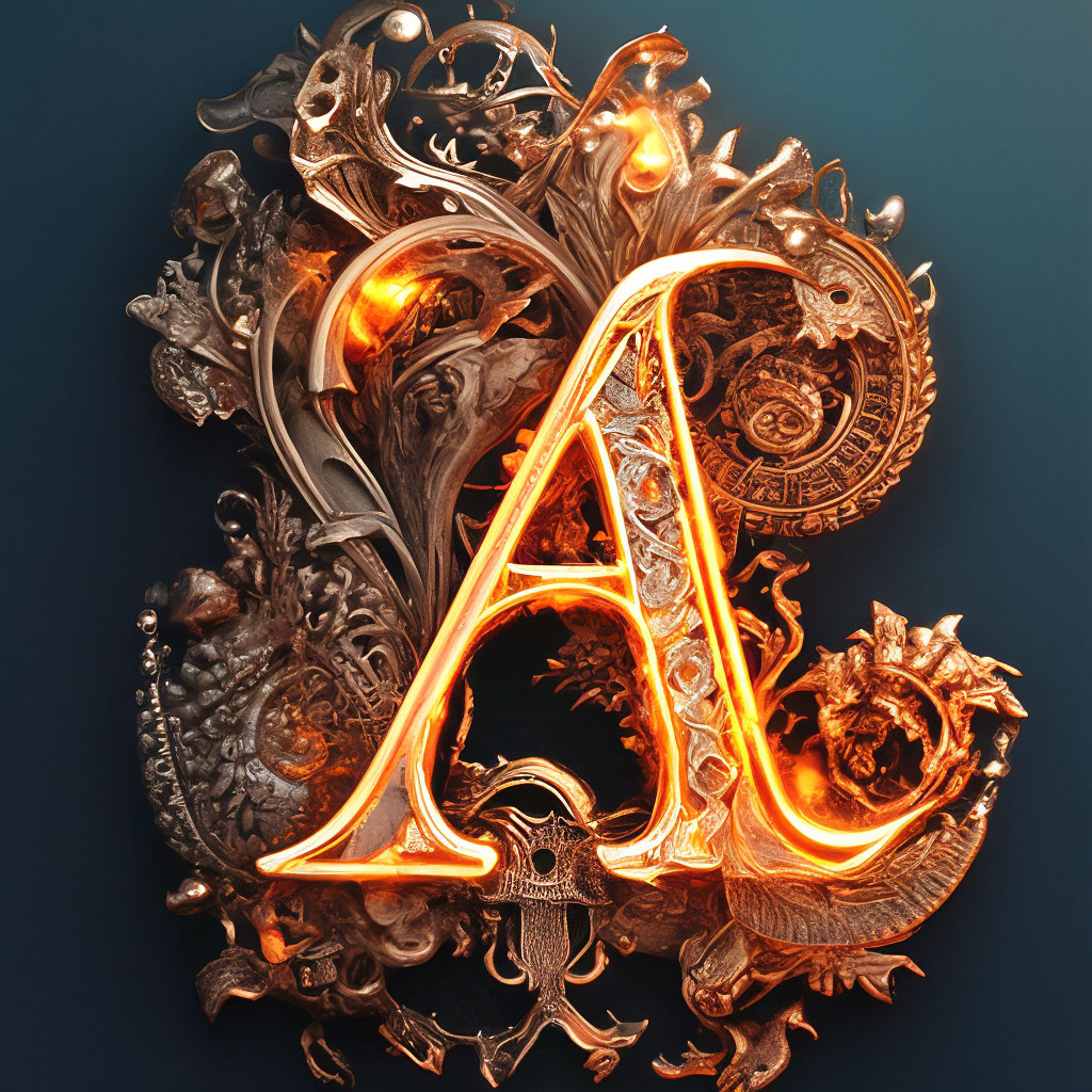 Beautiful Letter A