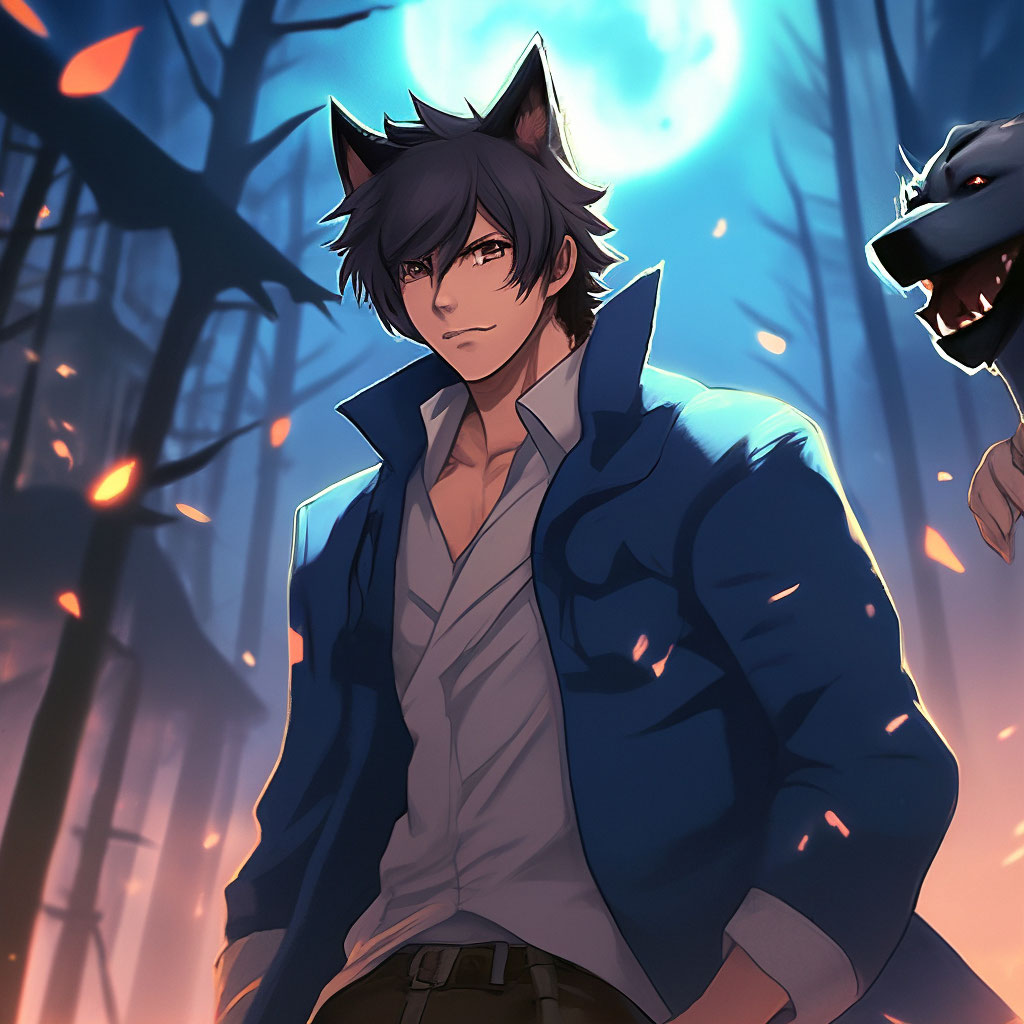 Anime Weerwolf Mens