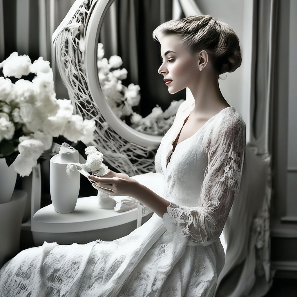 «Write verbatim 🤍» — картинка создана в Шедевруме