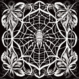 «Filigree pattern, spider web, fully in frame, vector, tattoo art, art ...