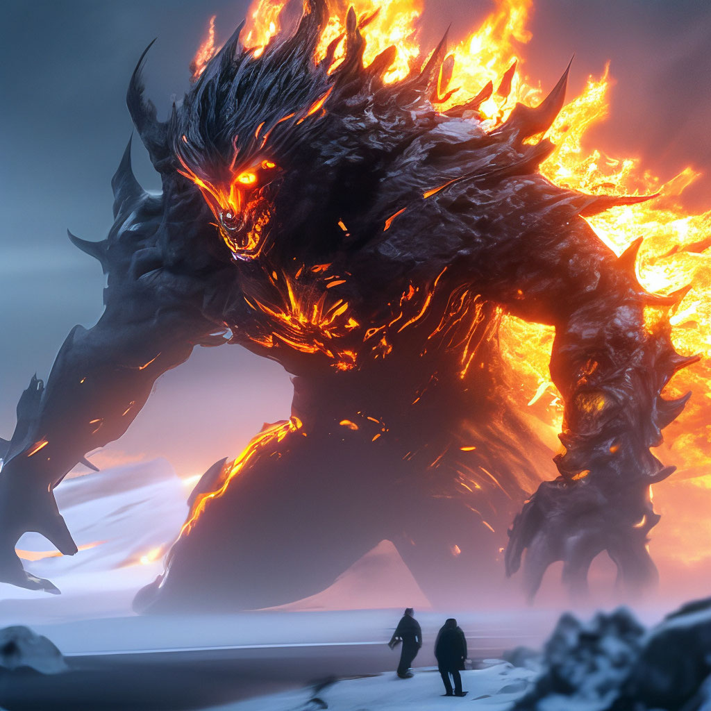 Fire Demon Cgi Creature