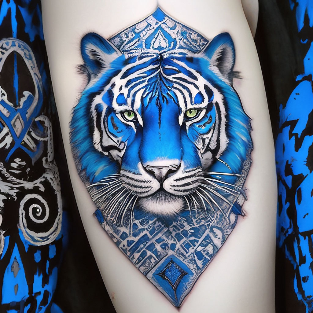 Blue celtic tattoos | Orangetattooshop.com