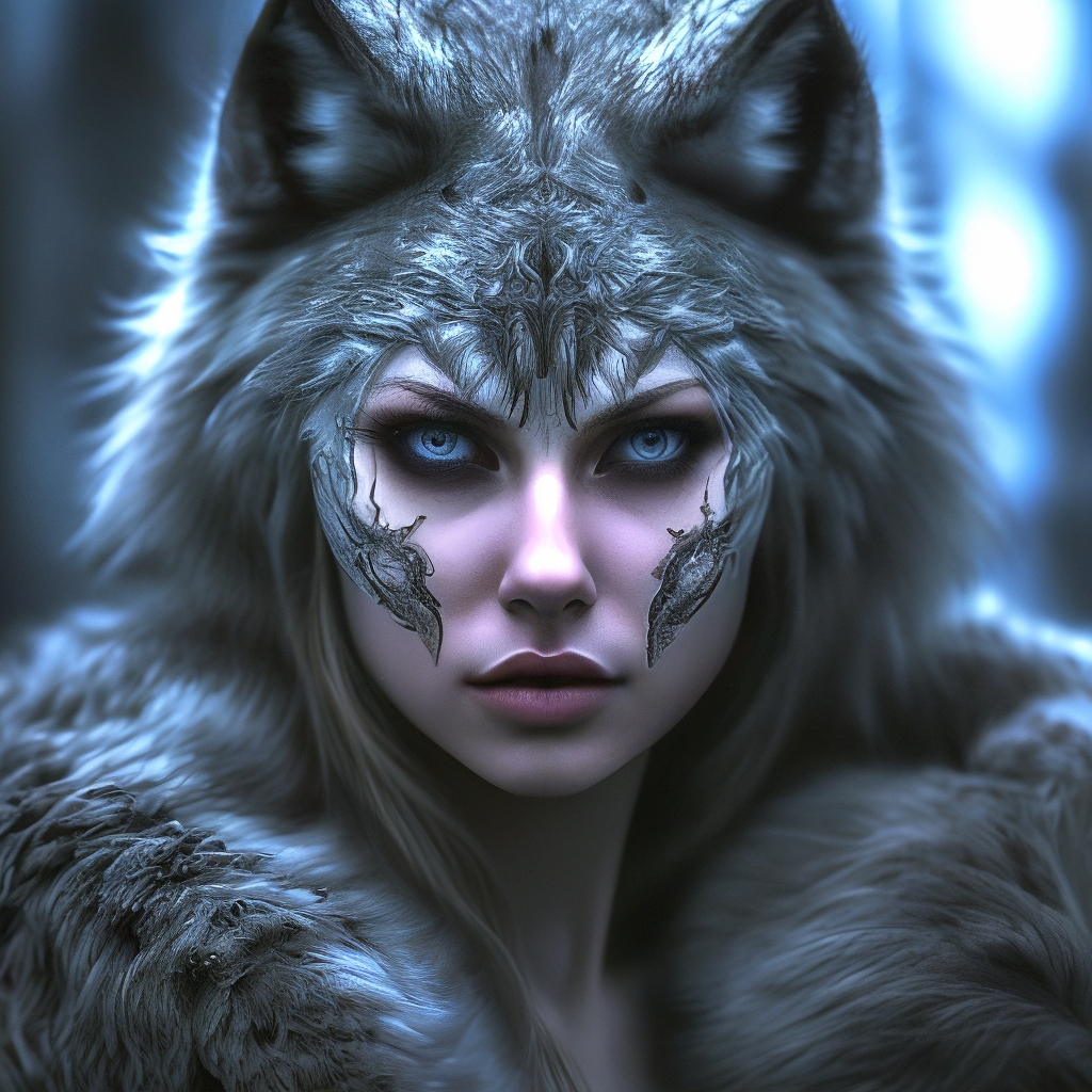 Female Werewolf Face