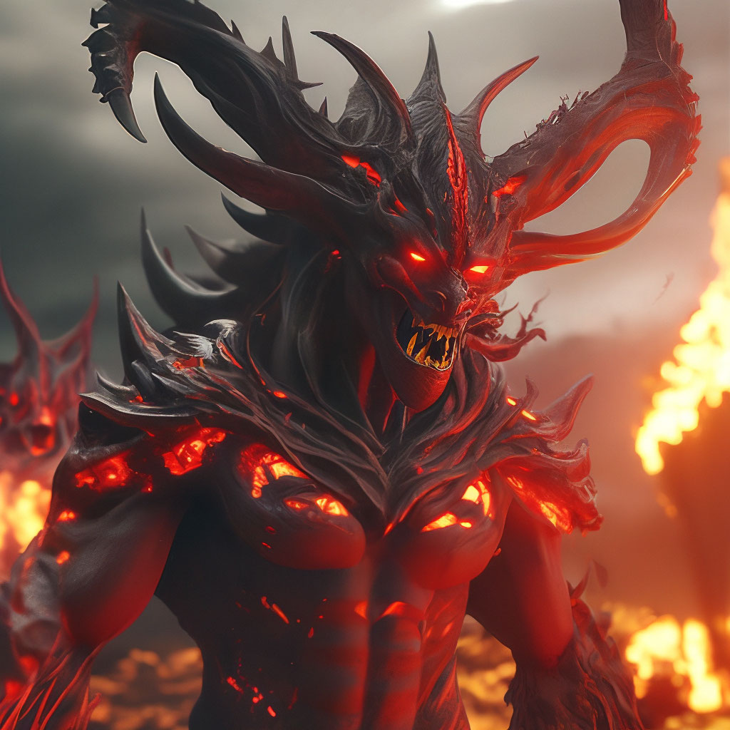 Fire Demon Cgi Creature