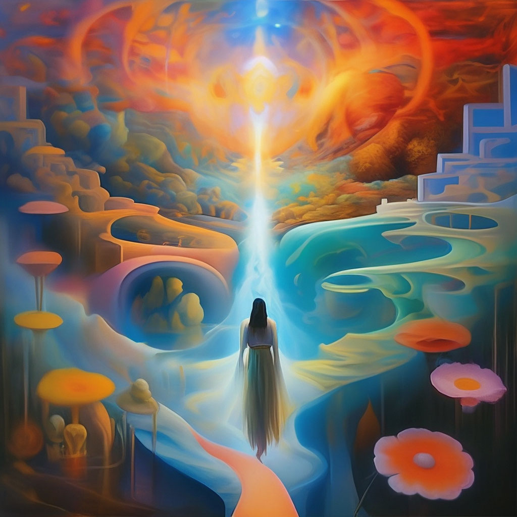 "My inner world" — image created in Shedevrum