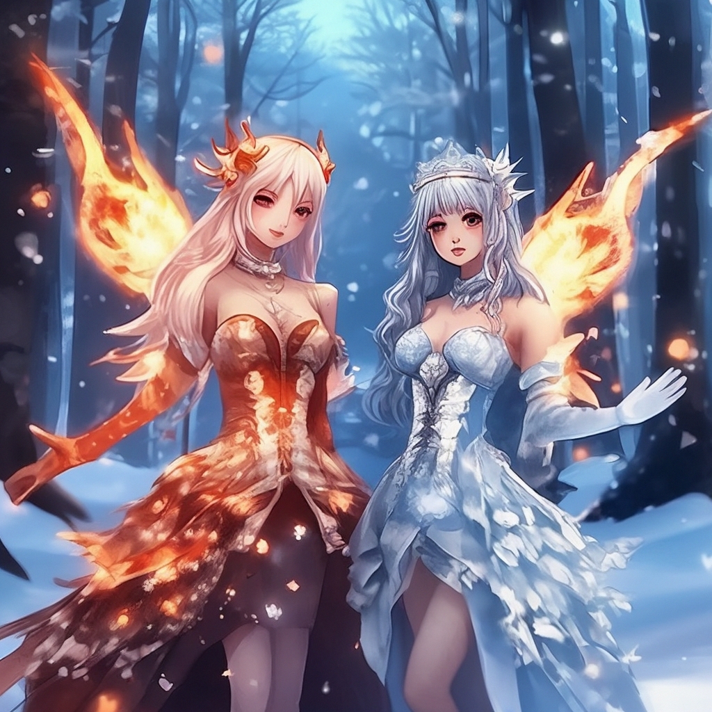 Fire And Ice Fairies