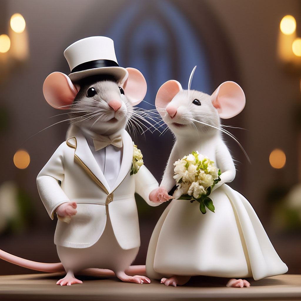 Rat in wedding dress 60 photos - Vianawedding.com