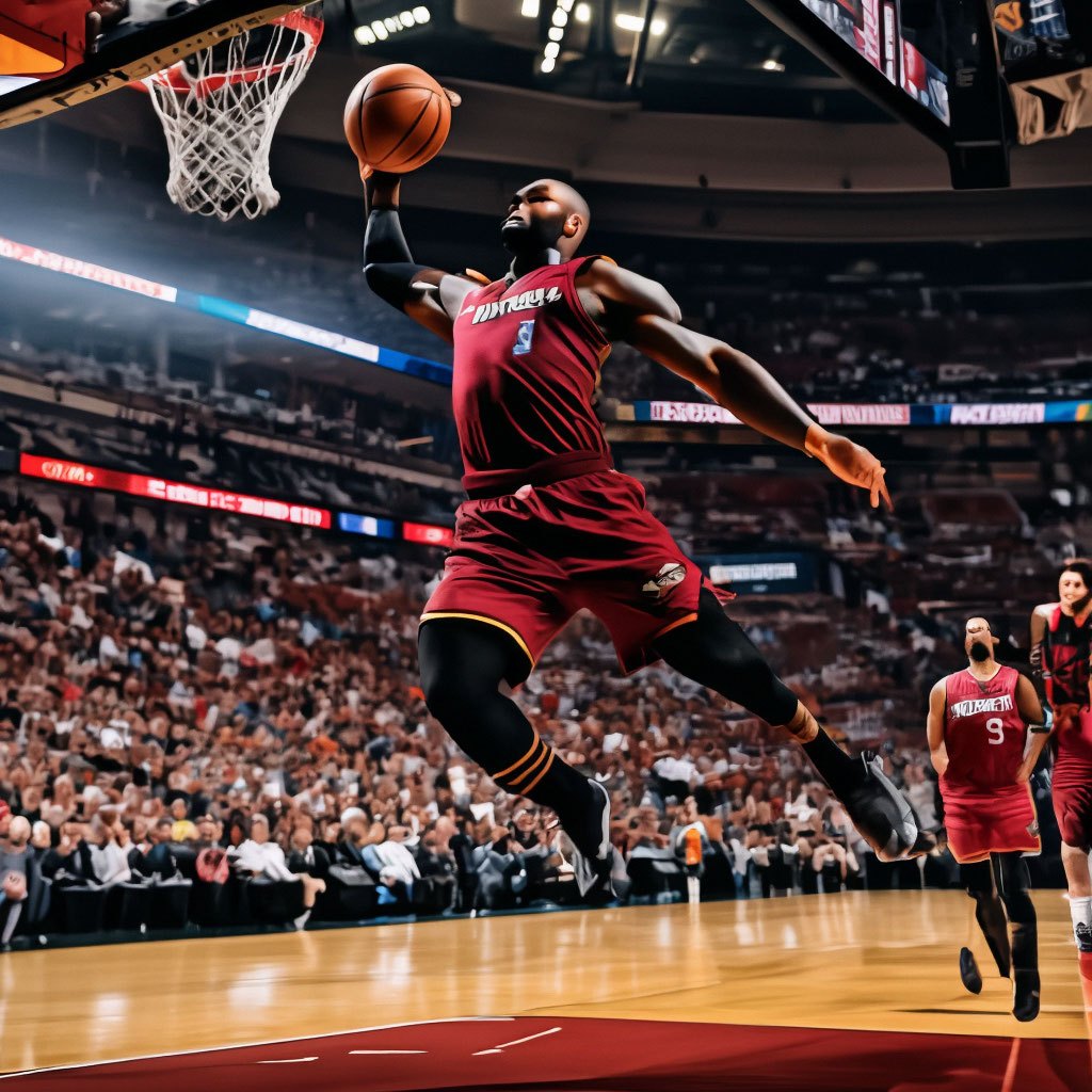Lebron James Dunk Heat Achtergrond Lebron James Dunk Heat Wallpapers
