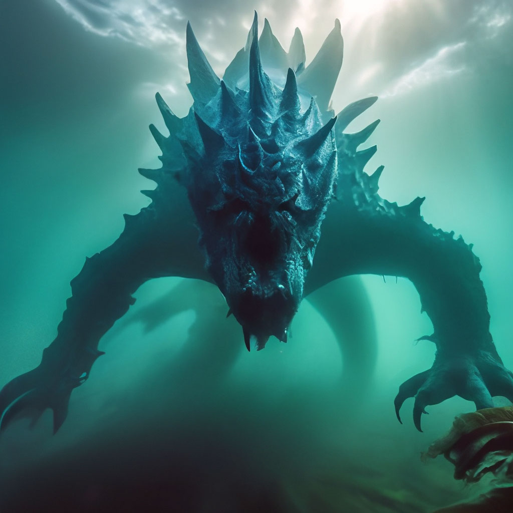 Monstruo De Agua Aterrador