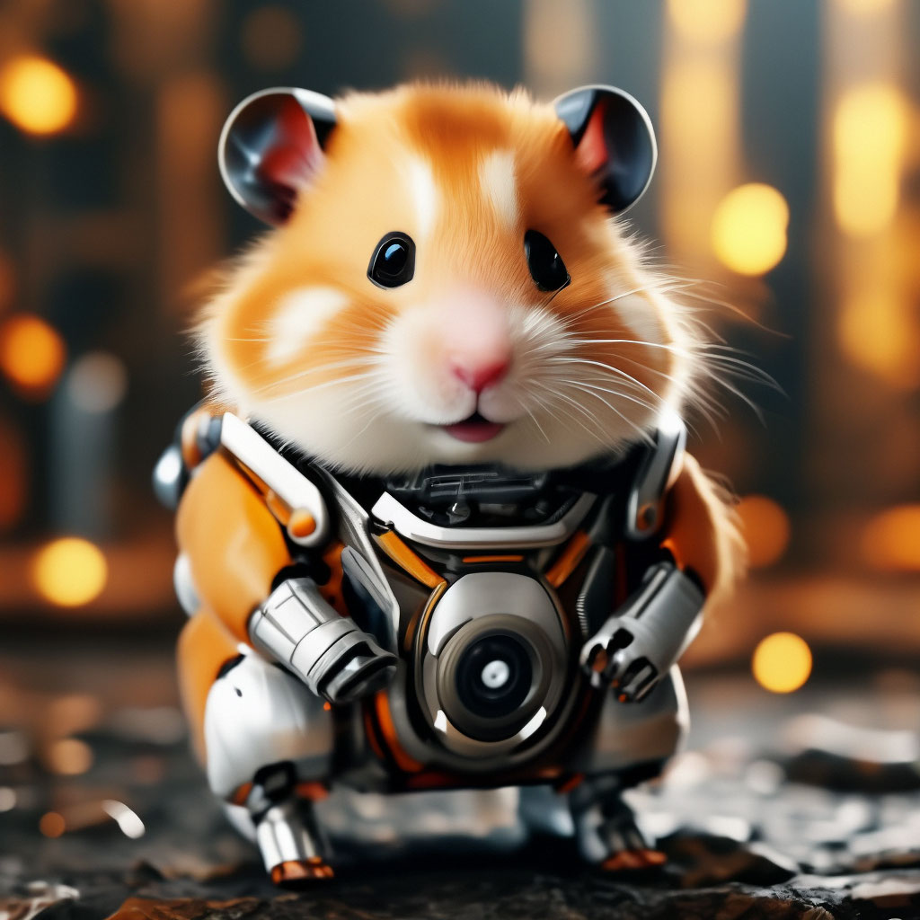 "IT's a robo hamster" — image created in Shedevrum
