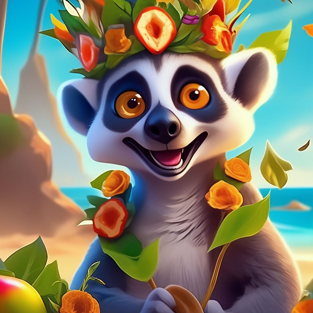 Cartoon Lemur
