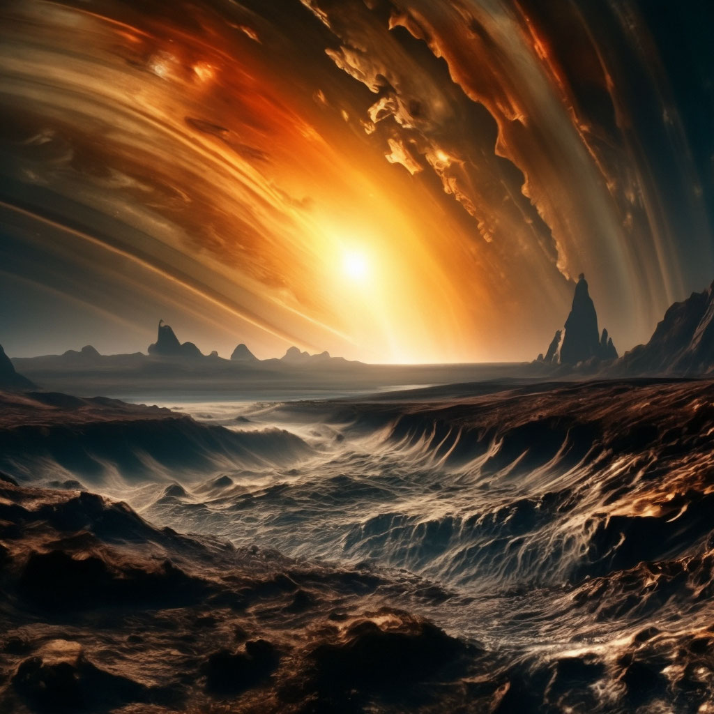 Jupiter Sunrise Hitting Surface Sunrise On Yutu | The Planetary