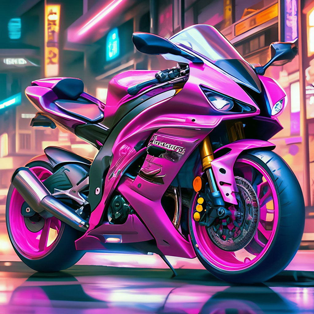 Pink Yamaha R6 Wallpaper