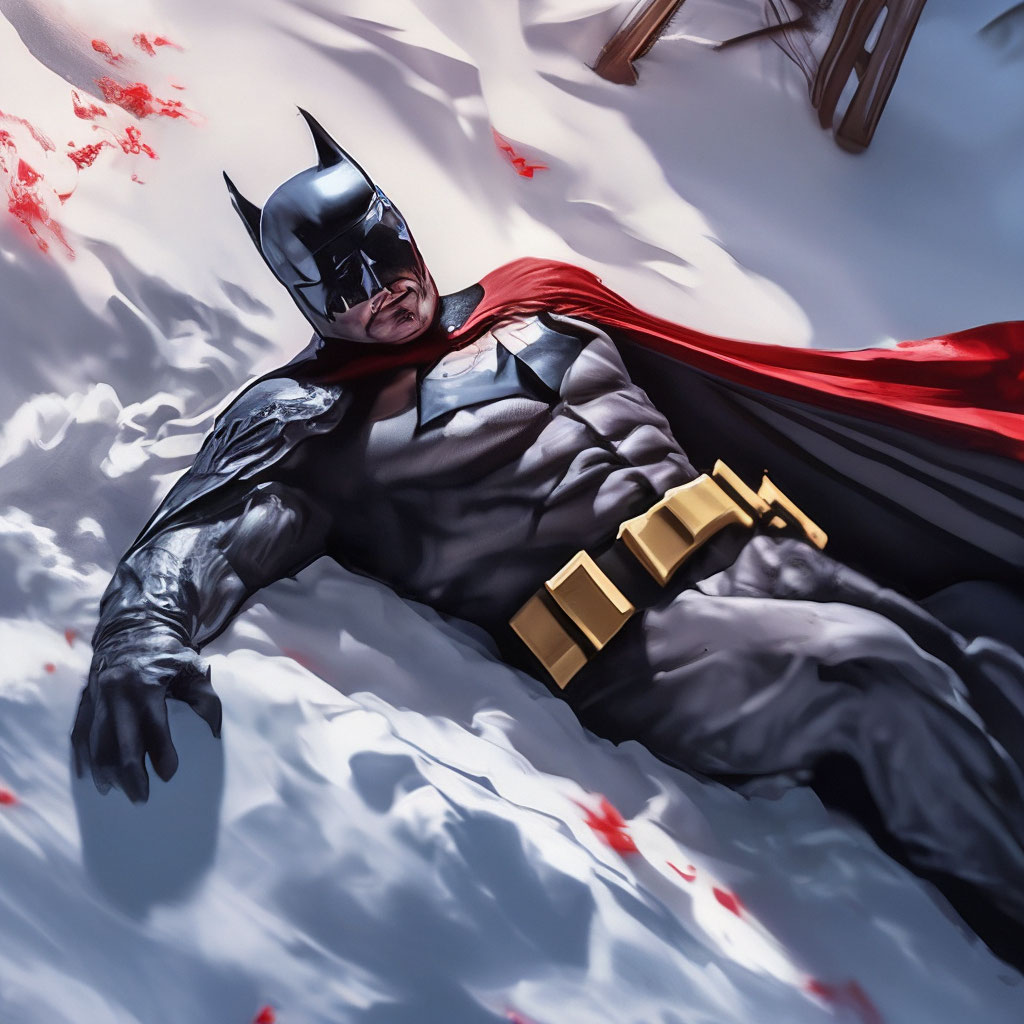 Batman Artwork Winter Snow