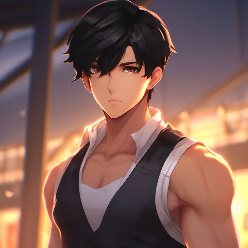 Anime Boy In Vest