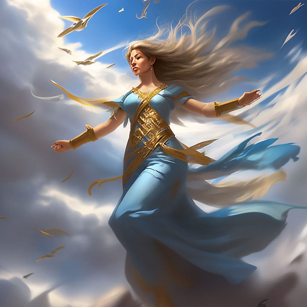 Greek Goddess Of Air Or Wind