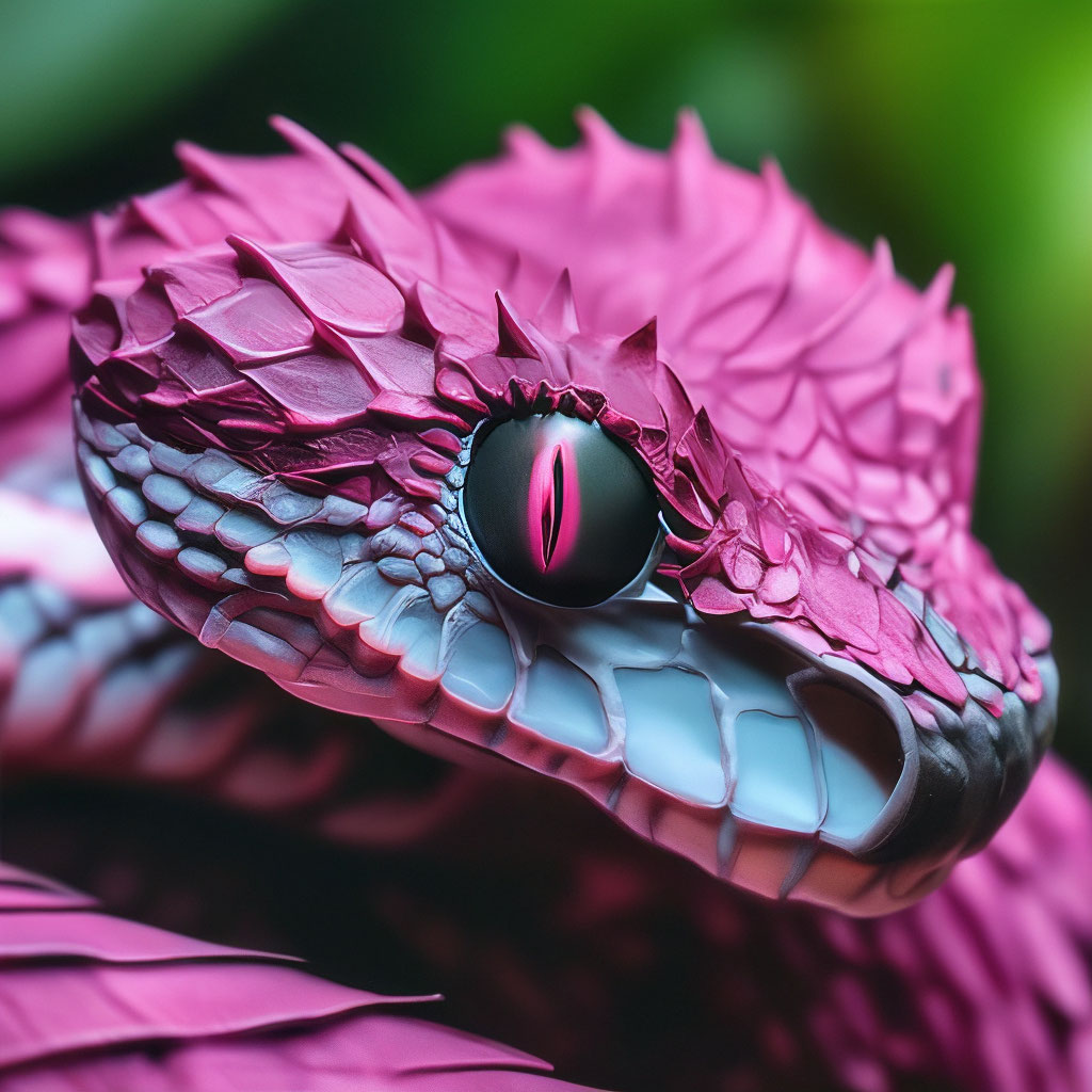 Black Viper Snake Wallpaper