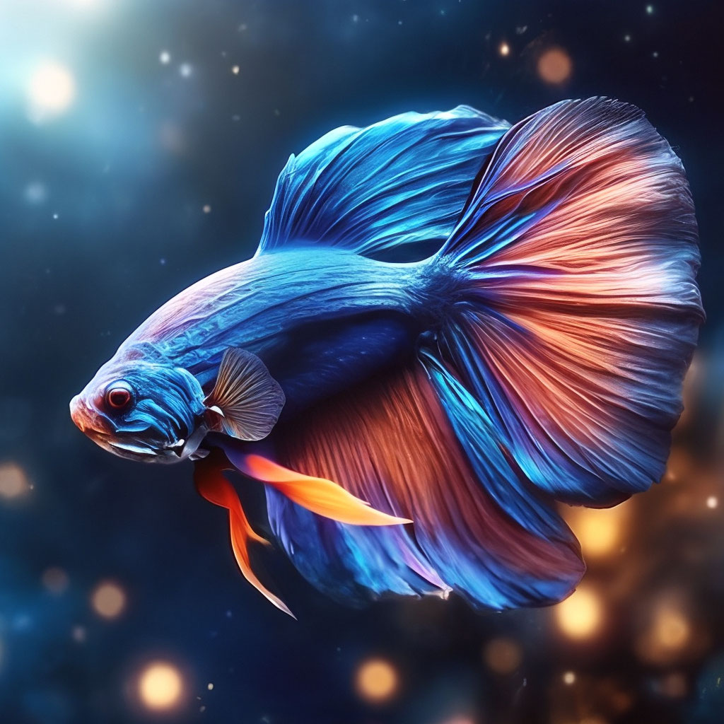 "Hyper-realistic fish. Smooth …" — image created in Shedevrum