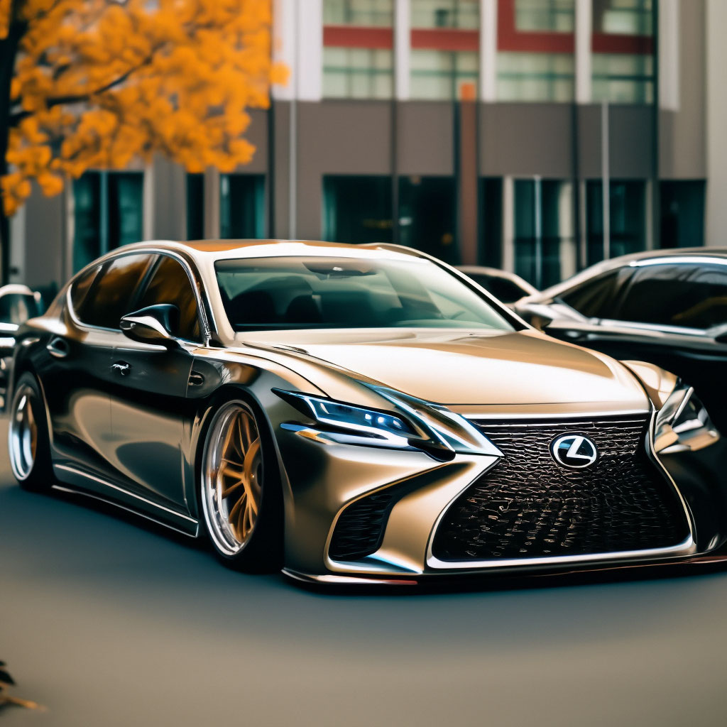 Stanced Lexus Ls500