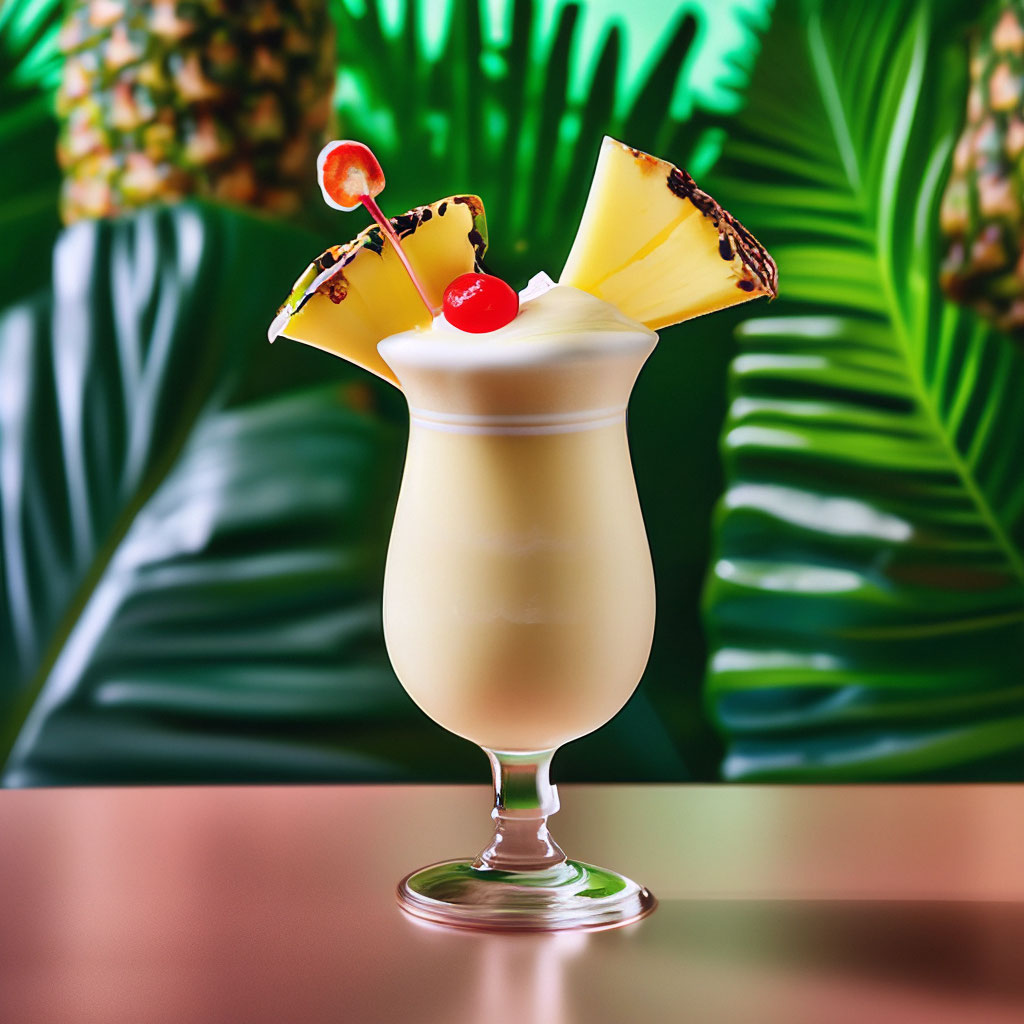 "Pina colada" — image created in Shedevrum
