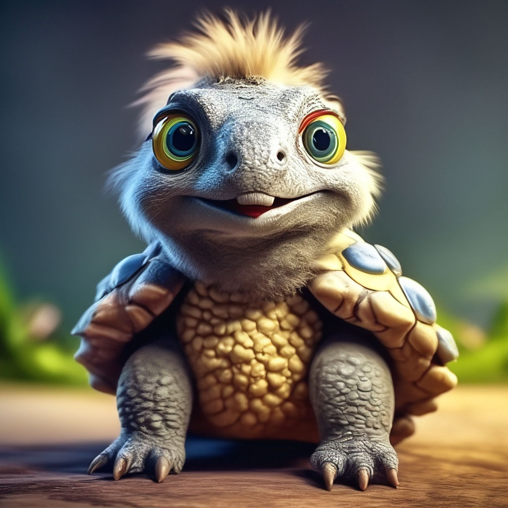 "Creep funny fluffy bug-eyed rhinoceros turtle + rhinoceros+coherently ...