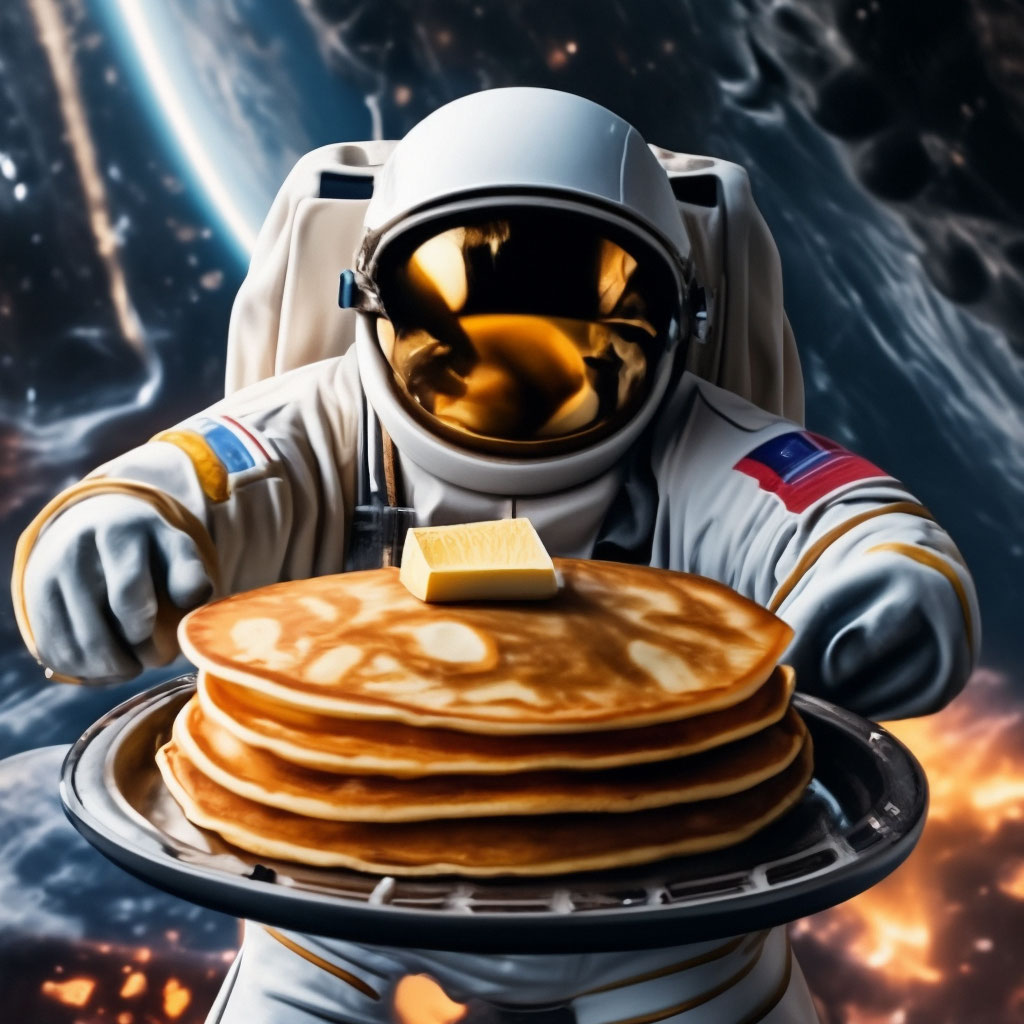 Eating Pancakes In Space
