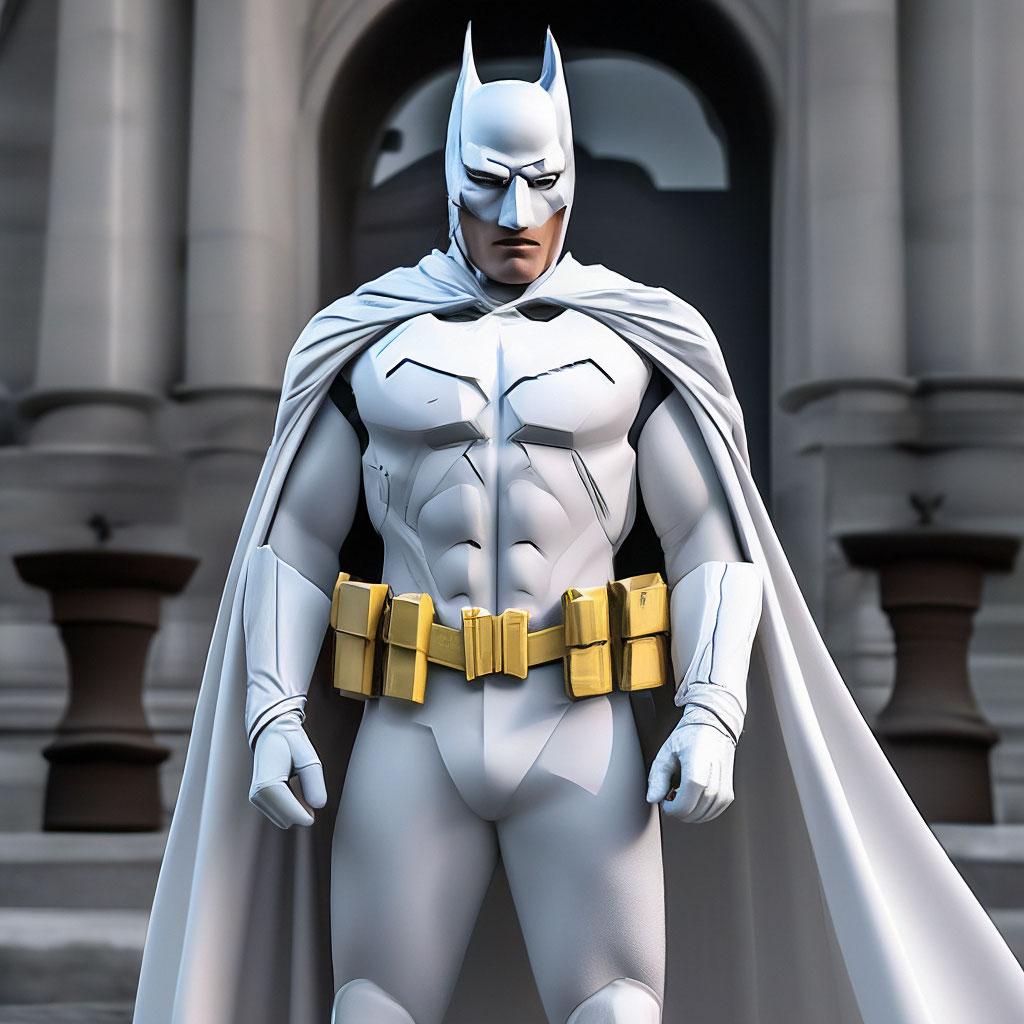White Batman Suit