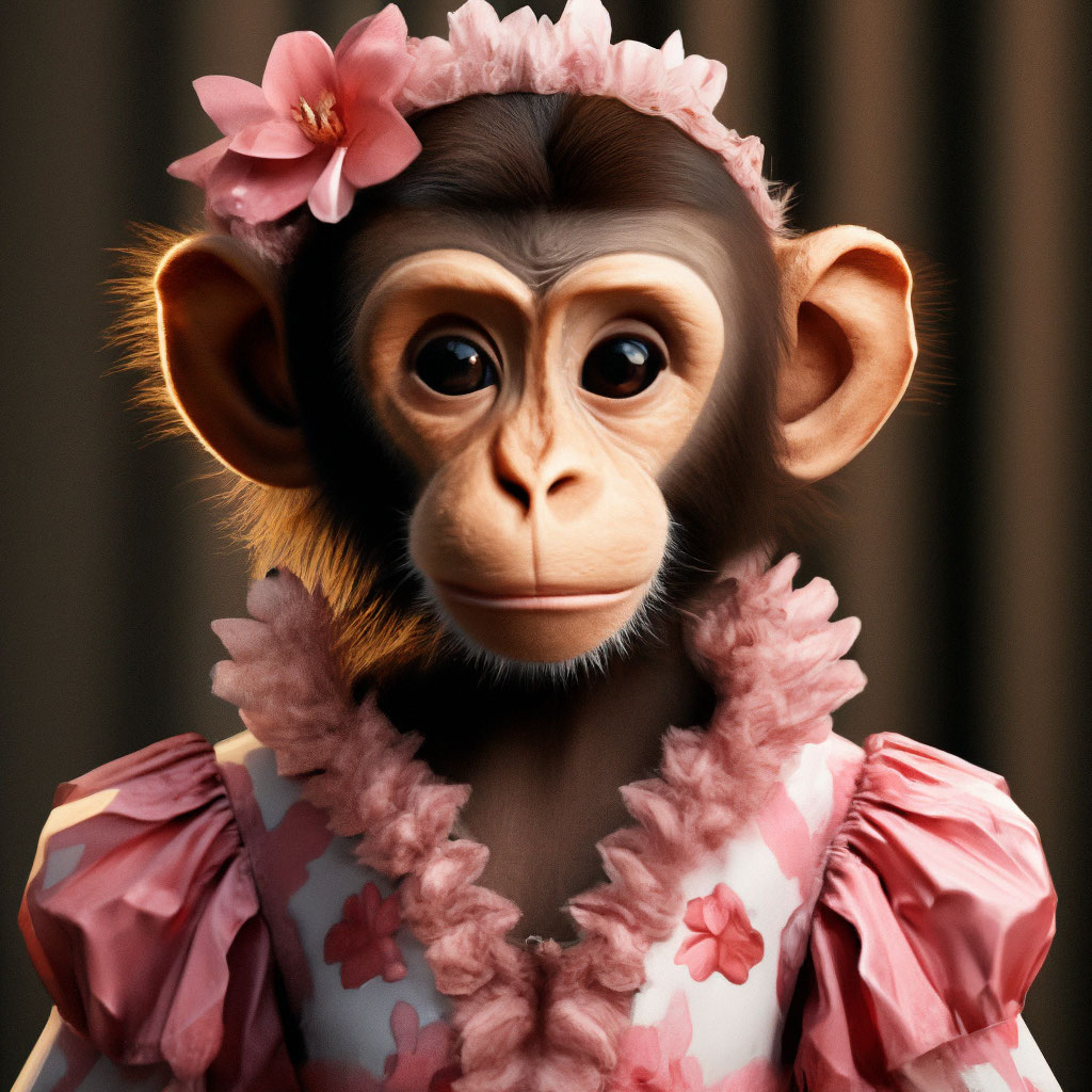 Cute Girl Monkey