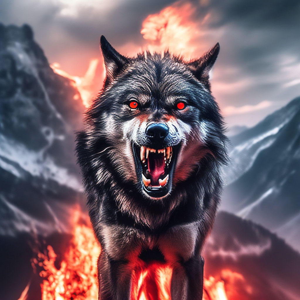 Sighted With Red Eyes Black Wolves A Wolf Among Us? How Black Coyotes