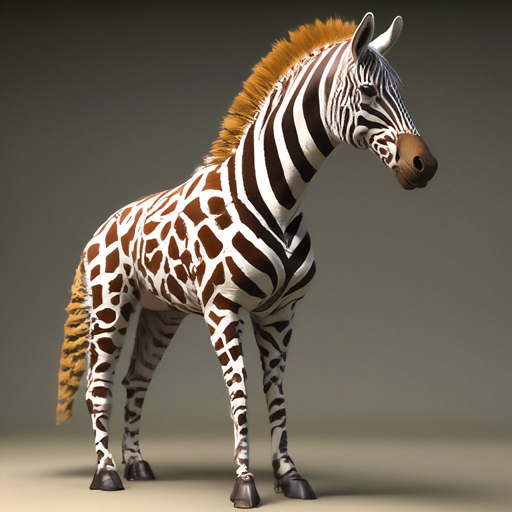 Zebra Paard Giraffe Hybride