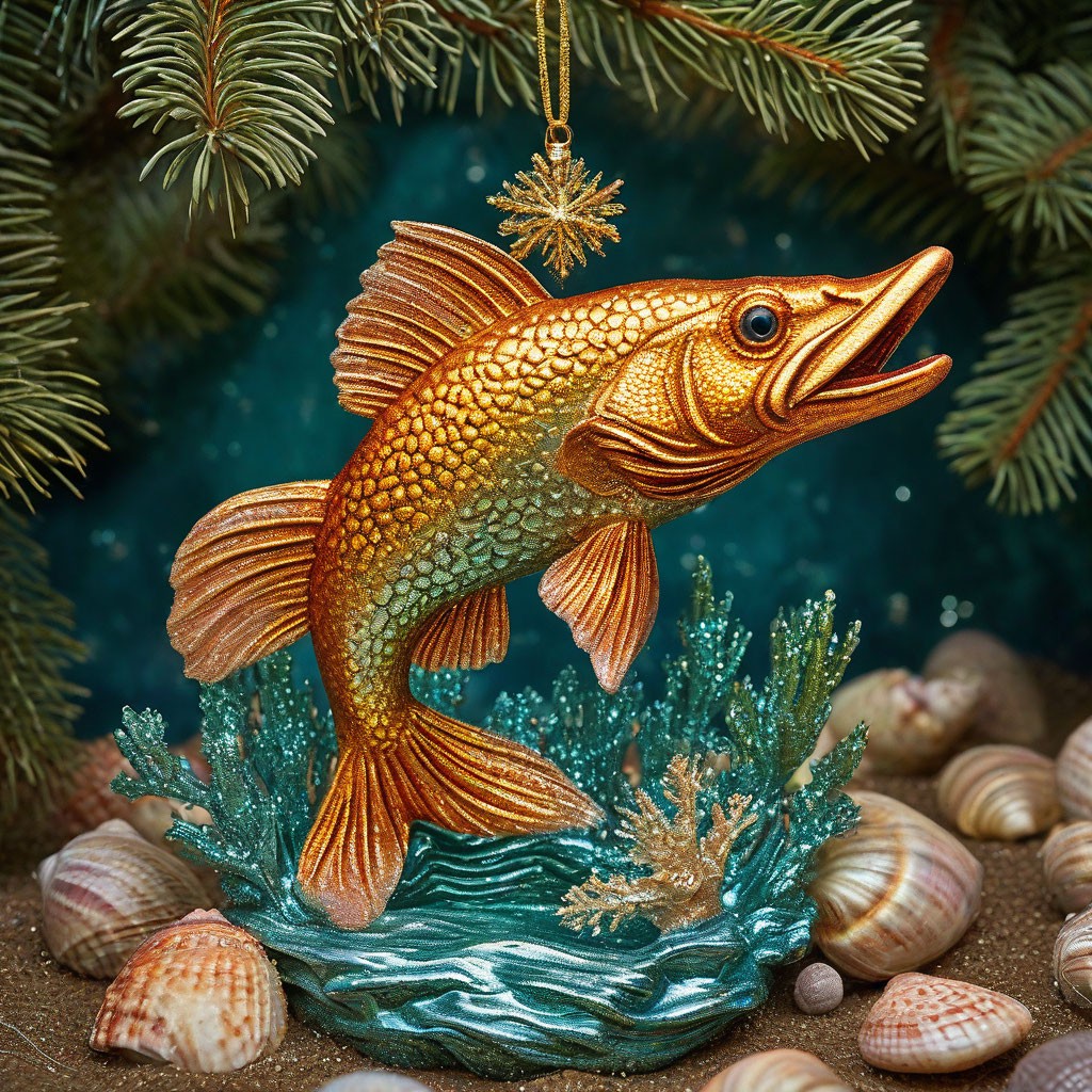 "Pike a golden veiled pike with a …" — image created in Shedevrum